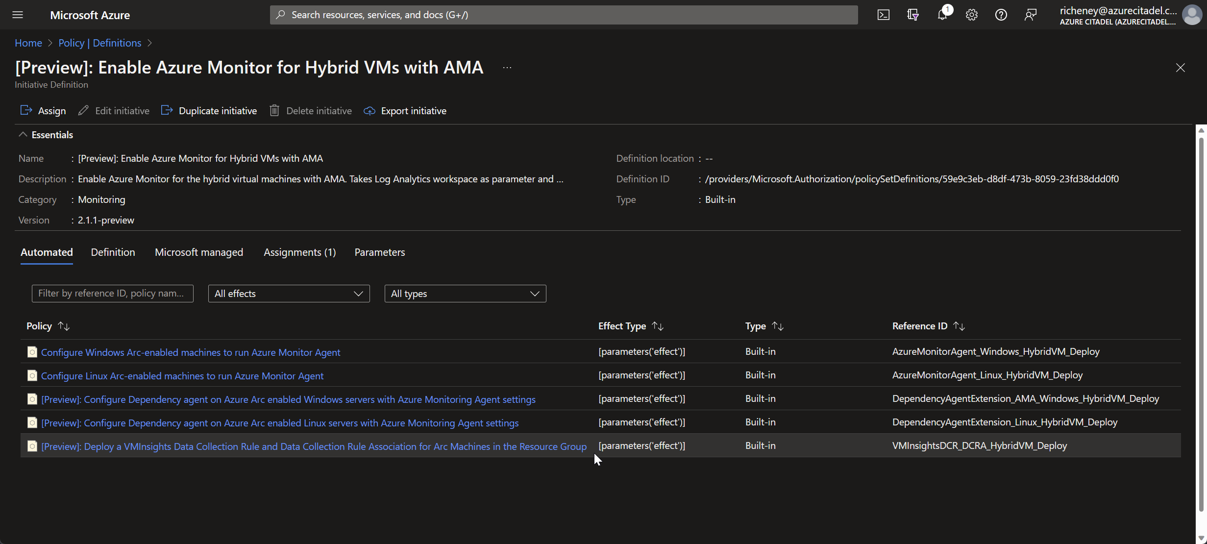 Azure Monitoring Agent • Azure Citadel